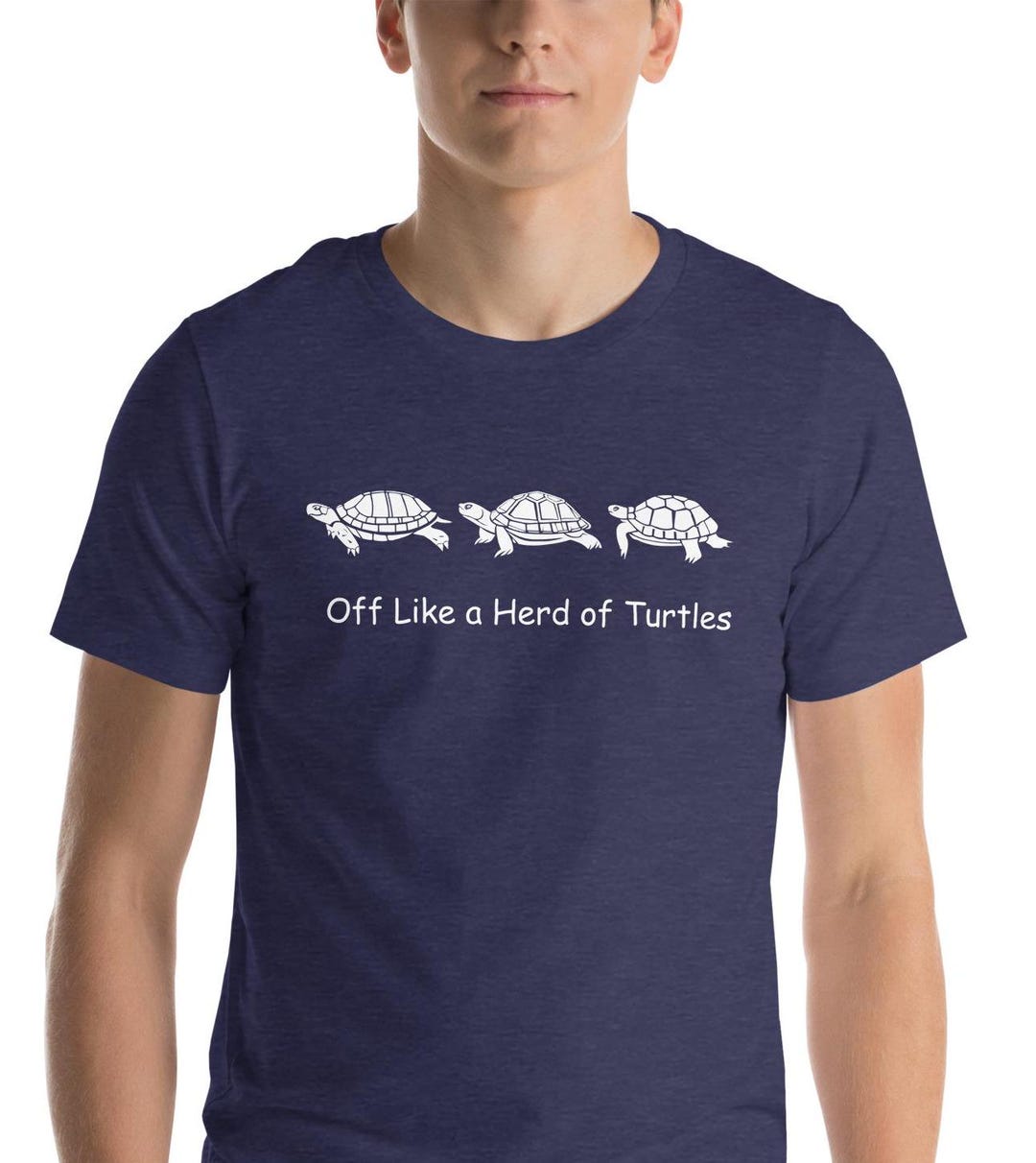 Off Like a Herd of Turtles, Dad Joke Shirt, Funny Tee, Funny Saying ...