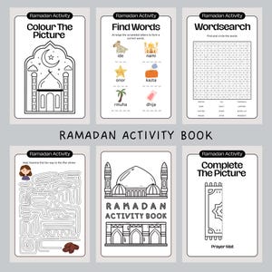Ramadan Activity Book for All Ages | Printable Islamic Activities | Digital Download | Fun ...
