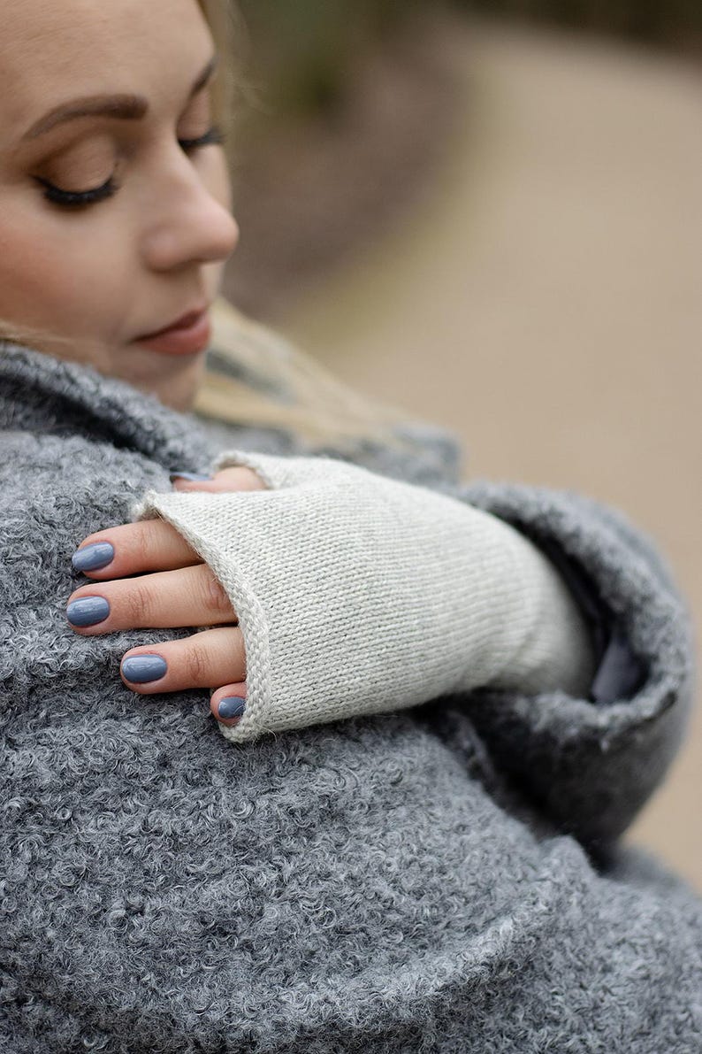 Hand Made Alpaca, Merino Wool and Silk Mittens - Etsy