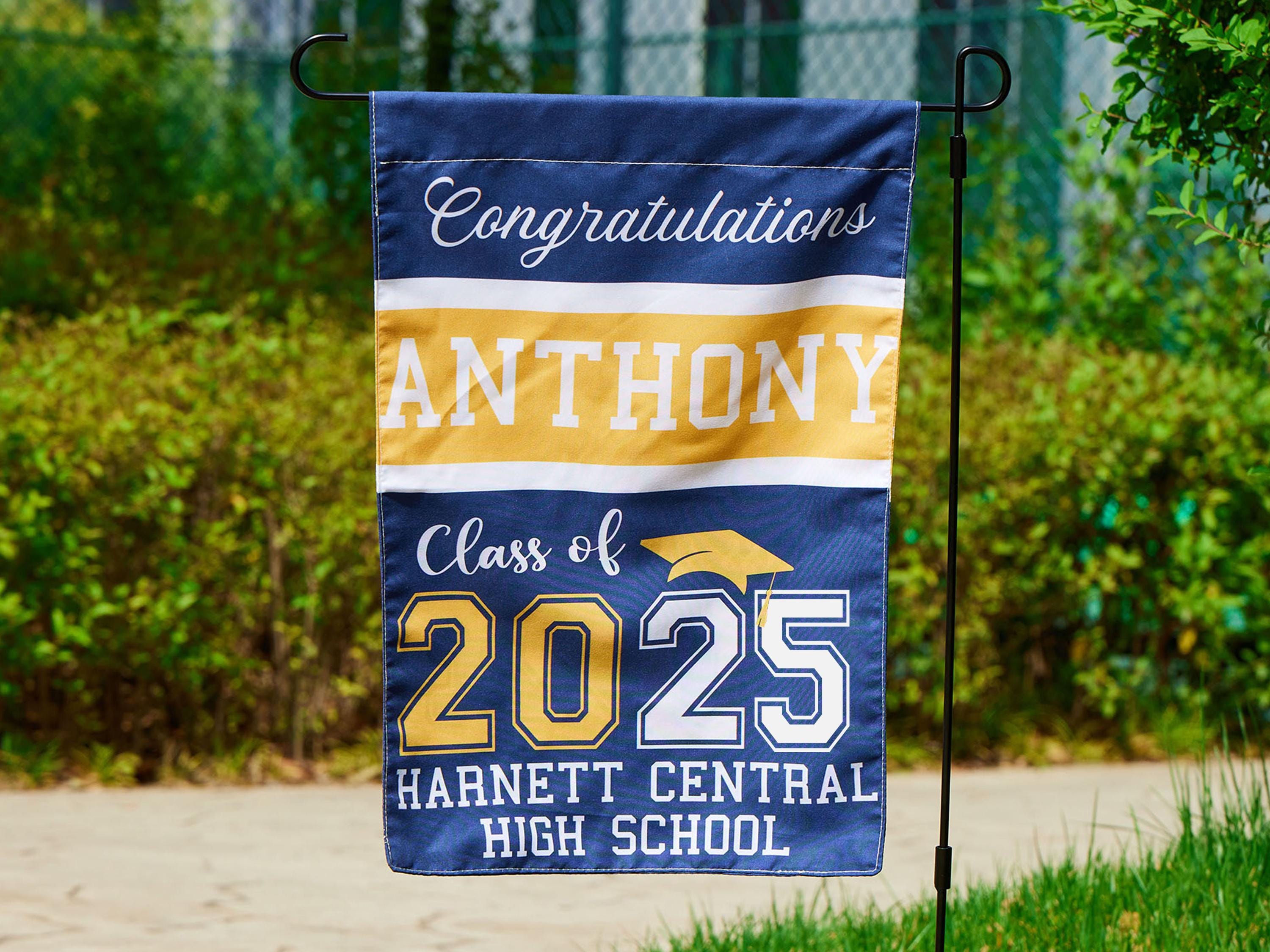Custom Graduation Flag, Graduate Yard Sign, College Grad Flag, College ...