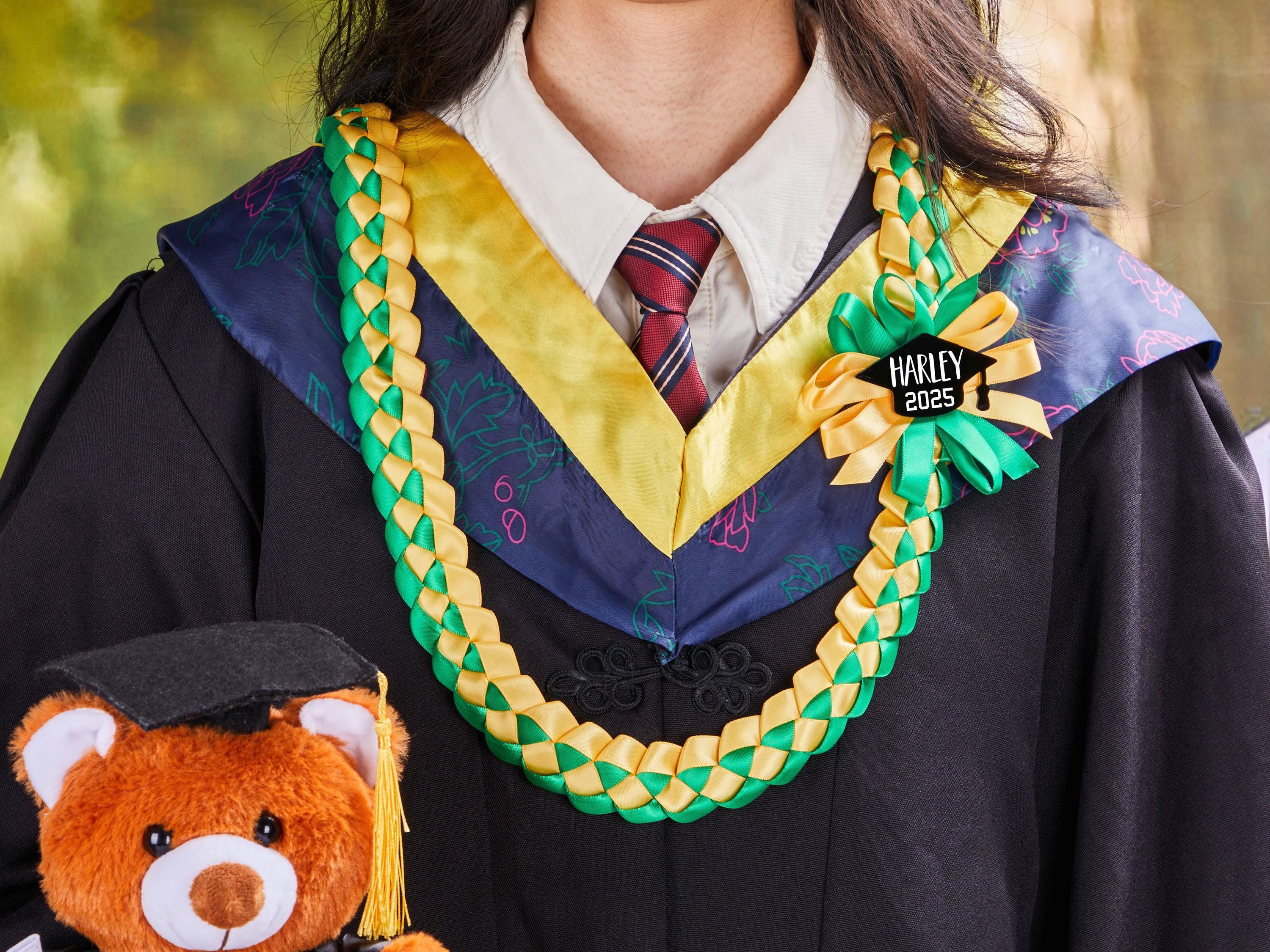 Custom 2025 Graduation Lei With Grad Cap, Personalized Graduation Gifts ...