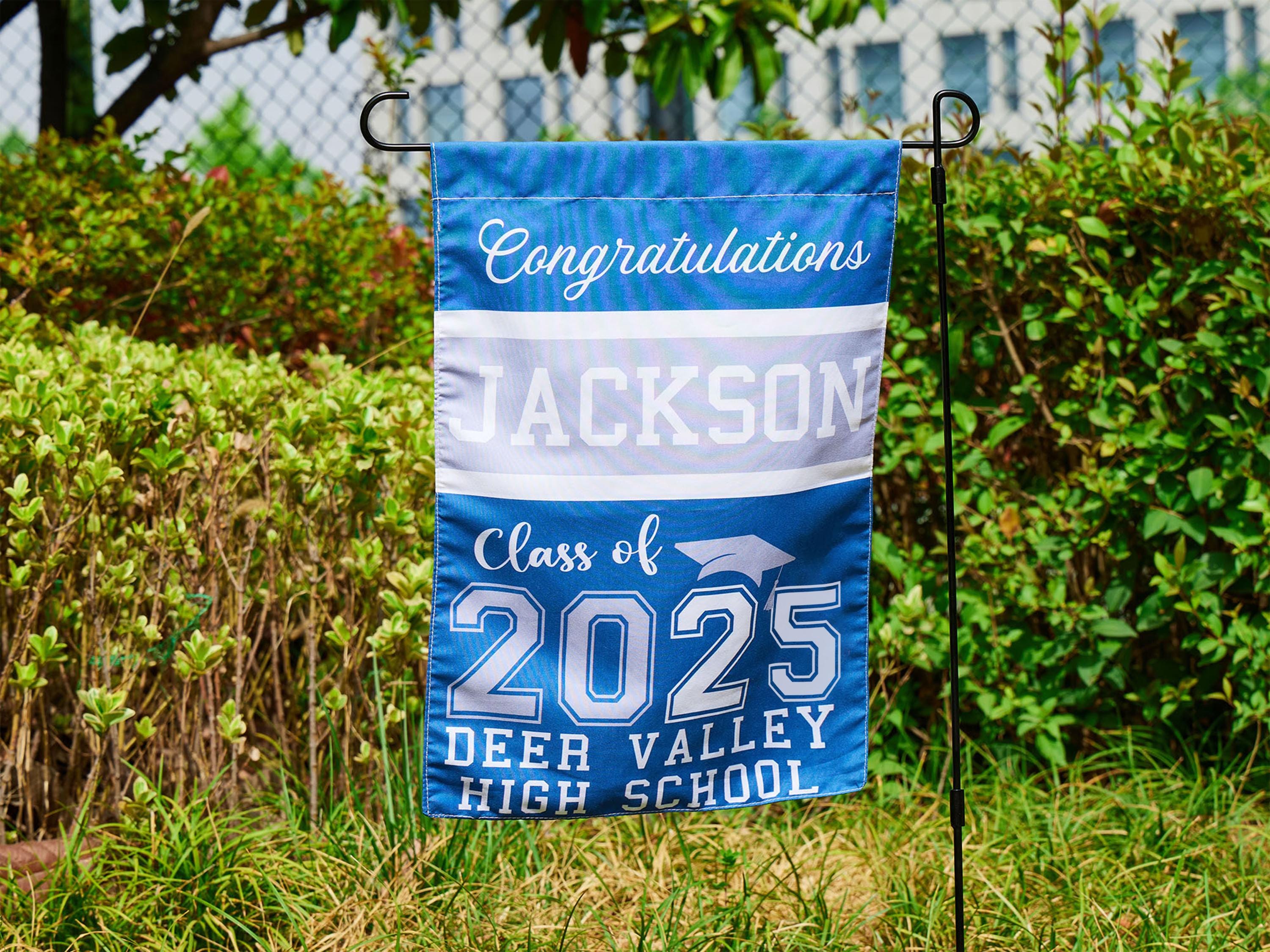 Custom Graduation Flag, Graduate Yard Sign, College Grad Flag, College ...