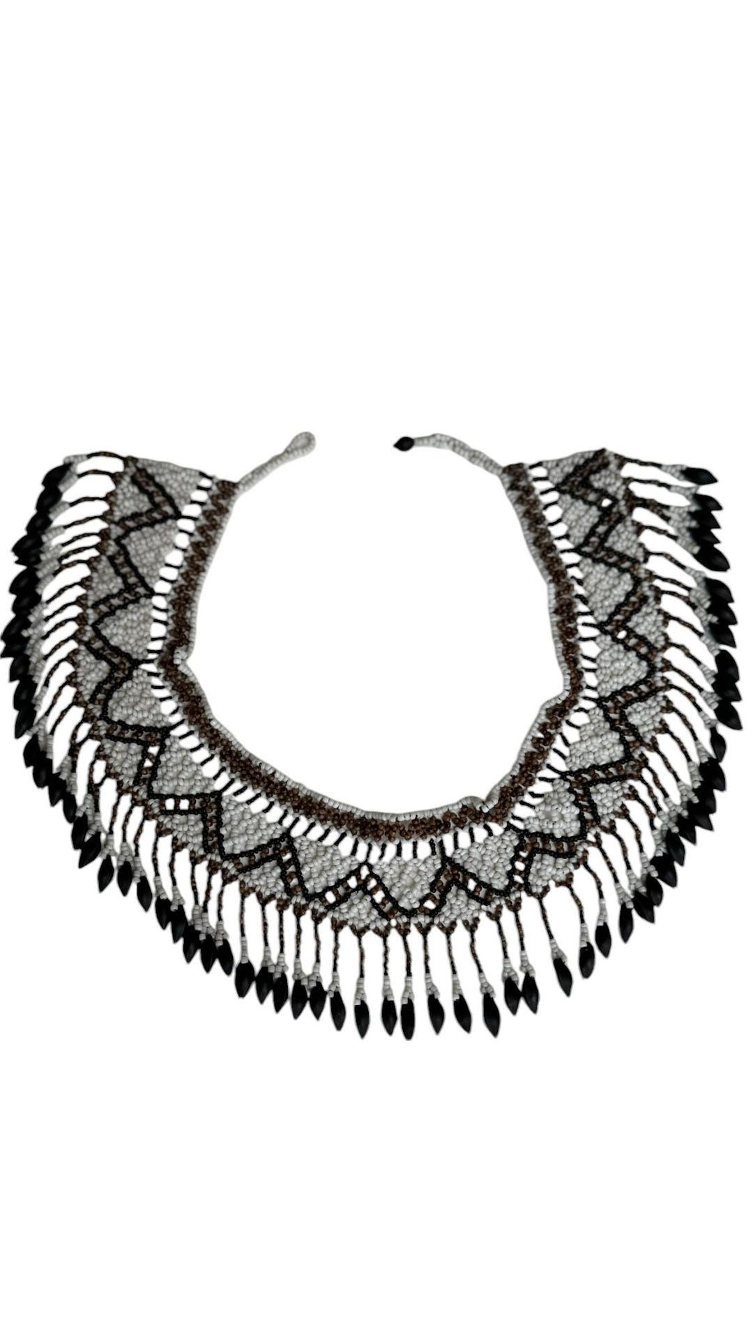 Indigenous Necklace Made With Hands All in Beads Brazilian Amazonian ...