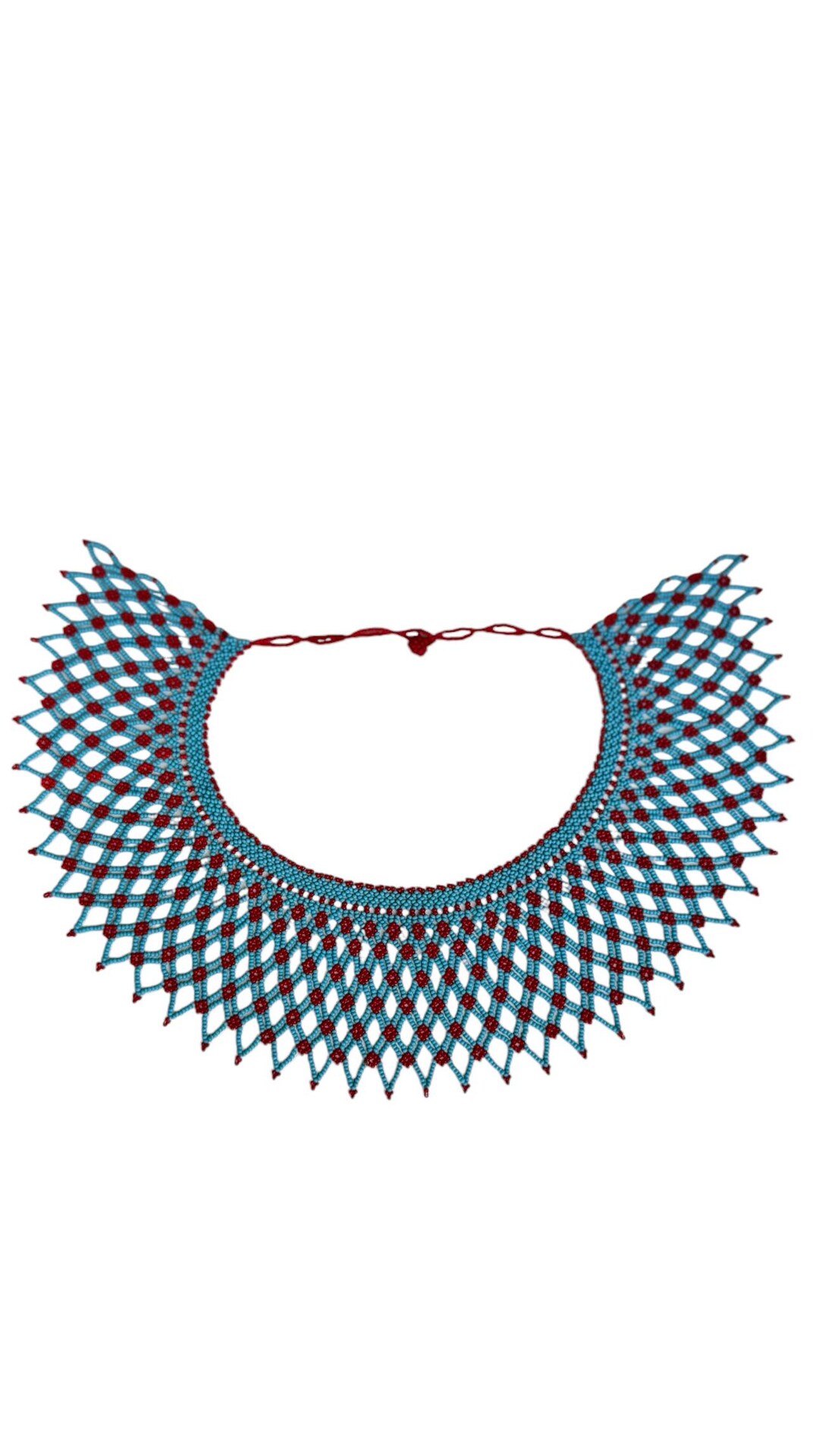 Indigenous Necklace Made With Hands All in Beads Brazilian Amazonian ...