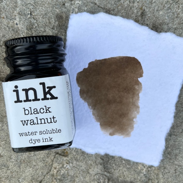 Walnut Ink Drawing - Etsy