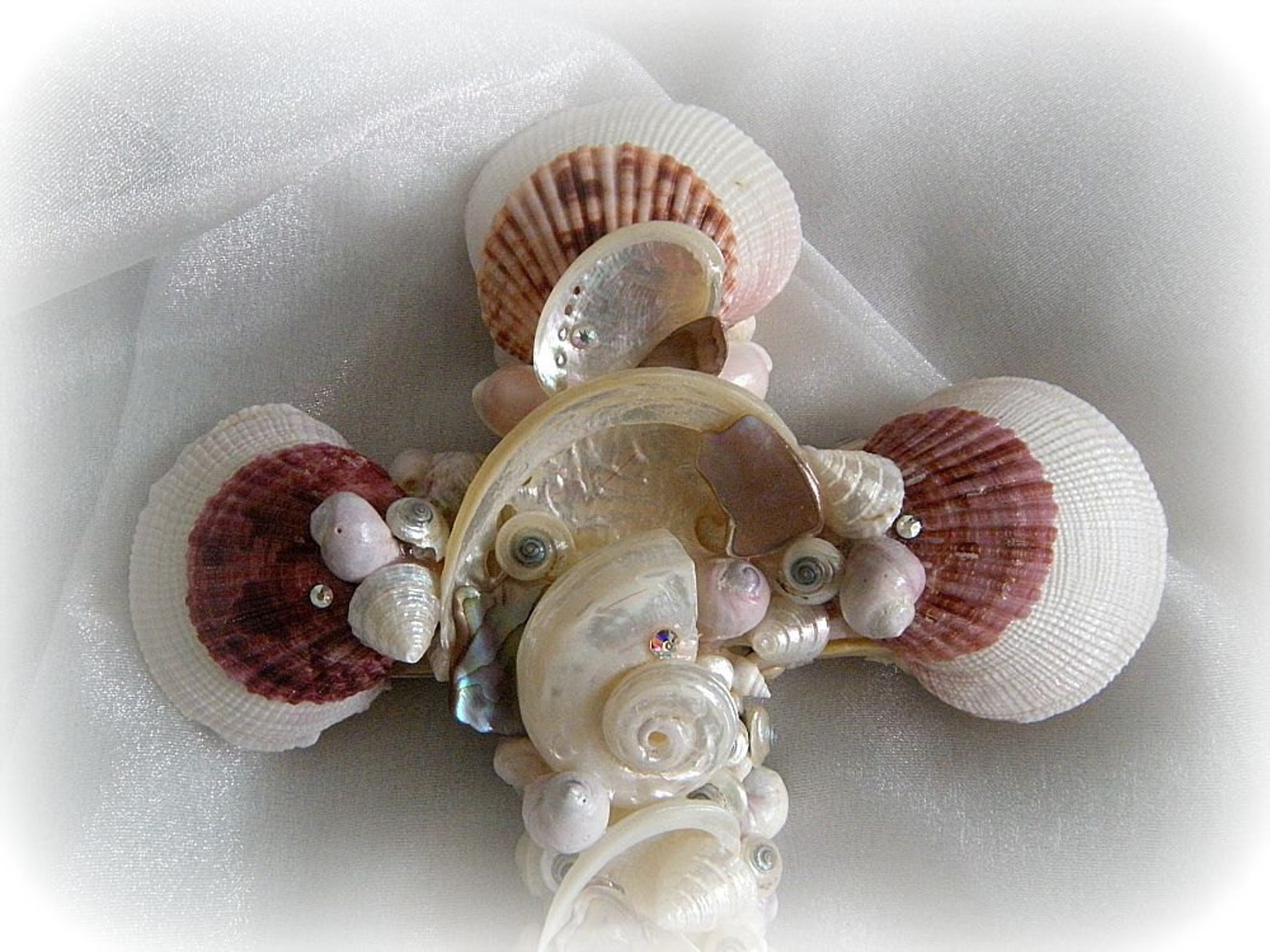 Sea of Cortez Seashell Cross - Etsy