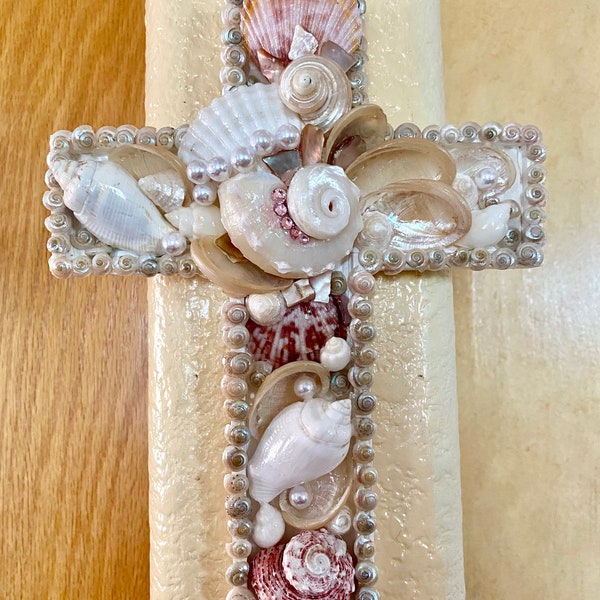 Seashell Cross - Etsy