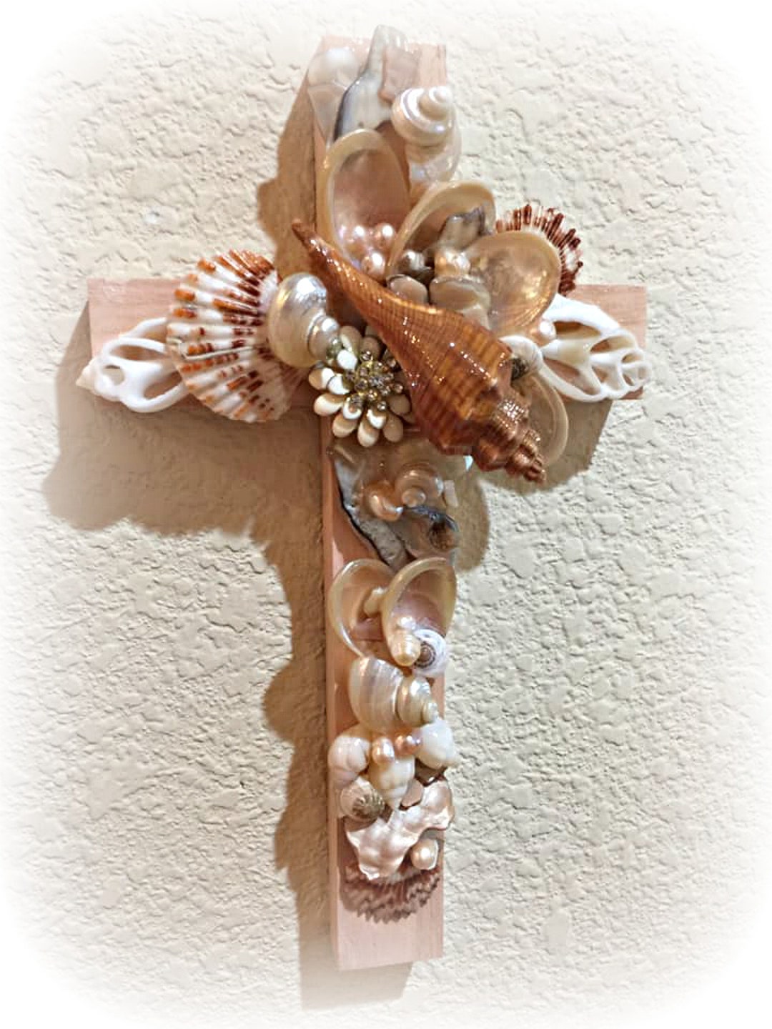 Serenity Seashell Cross - Etsy