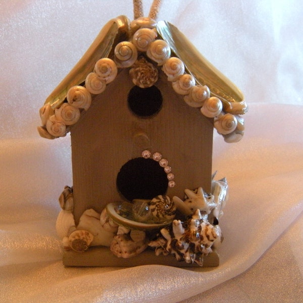 Seashell Birdhouse - Etsy