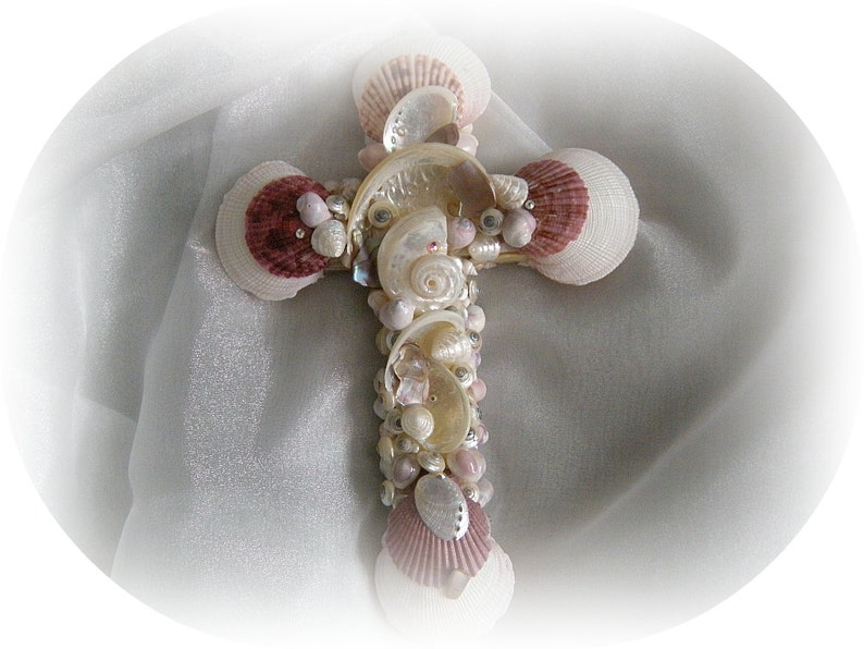 Sea of Cortez Seashell Cross - Etsy