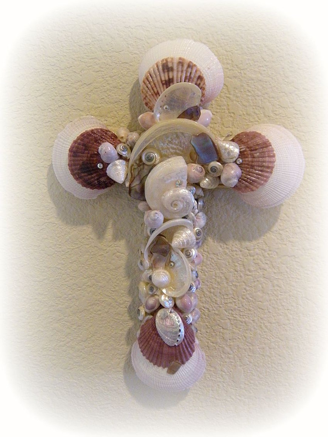 Sea of Cortez Seashell Cross - Etsy
