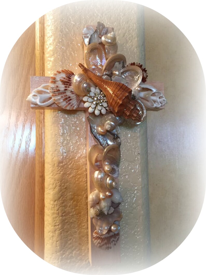 Serenity Seashell Cross - Etsy