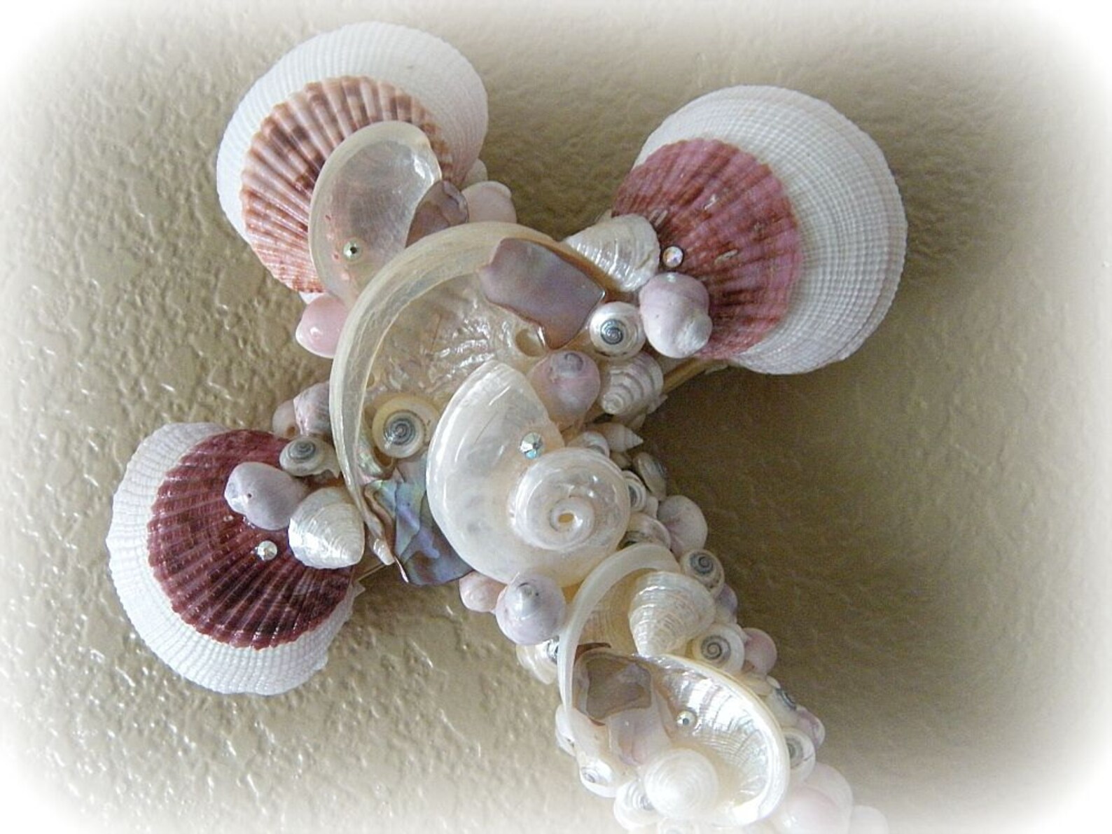 Sea of Cortez Seashell Cross - Etsy