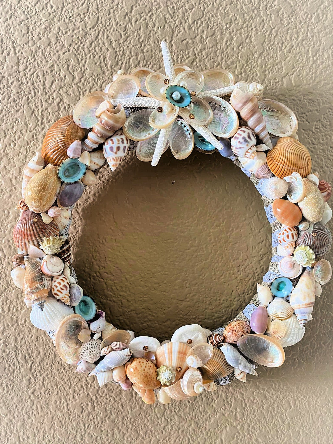 Summer at the Beach Seashell Wreath - Etsy