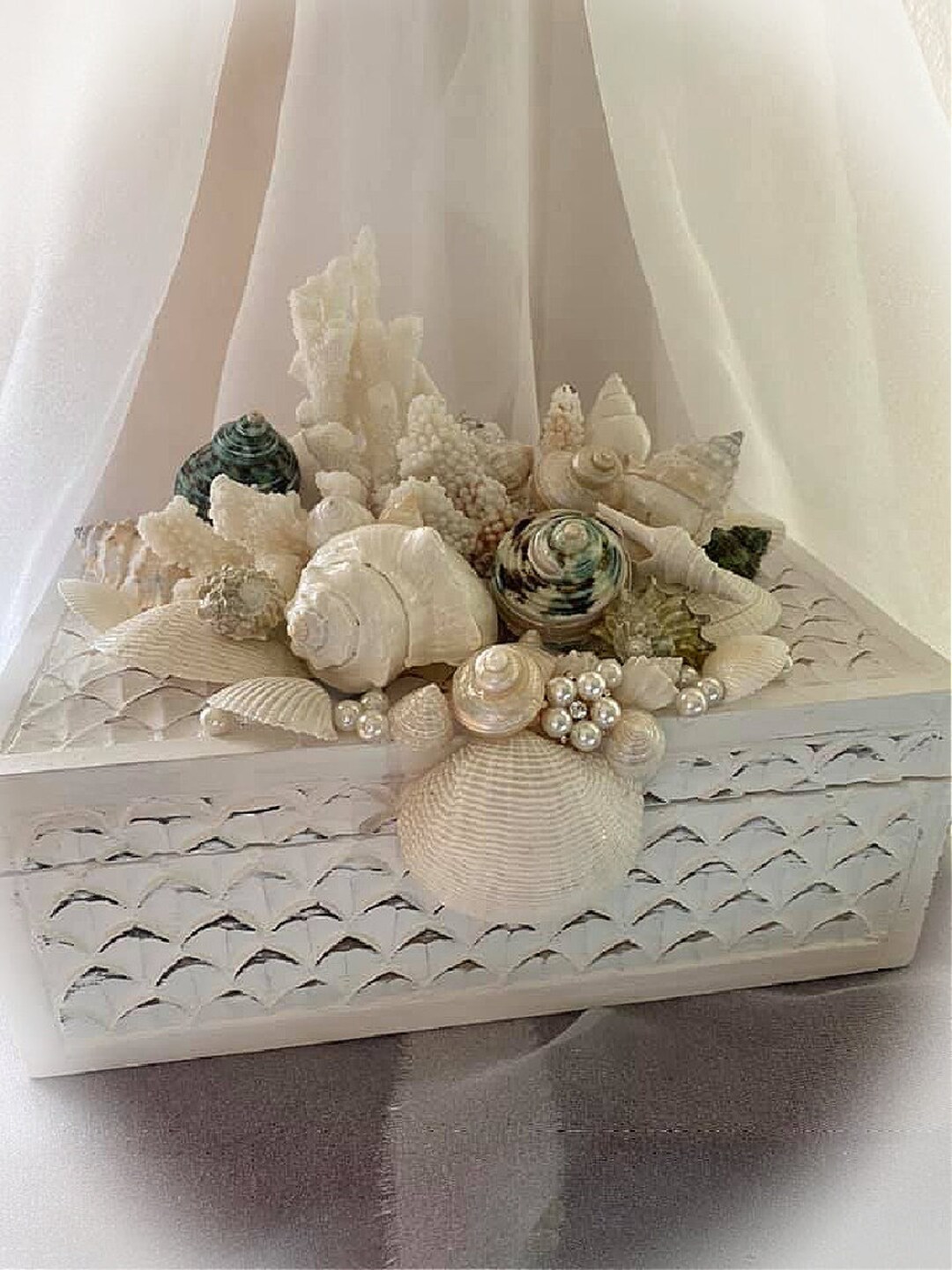 King Neptune Seashell Box - Etsy