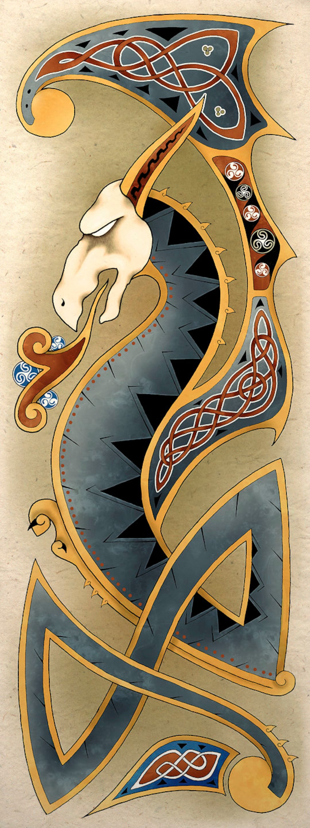 Traditional Celtic Dragon