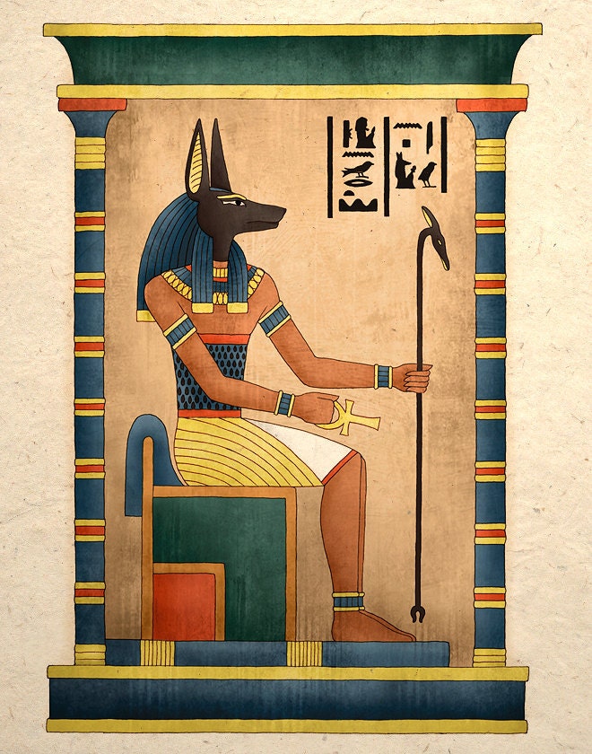 Ancient Egyptian God Paintings