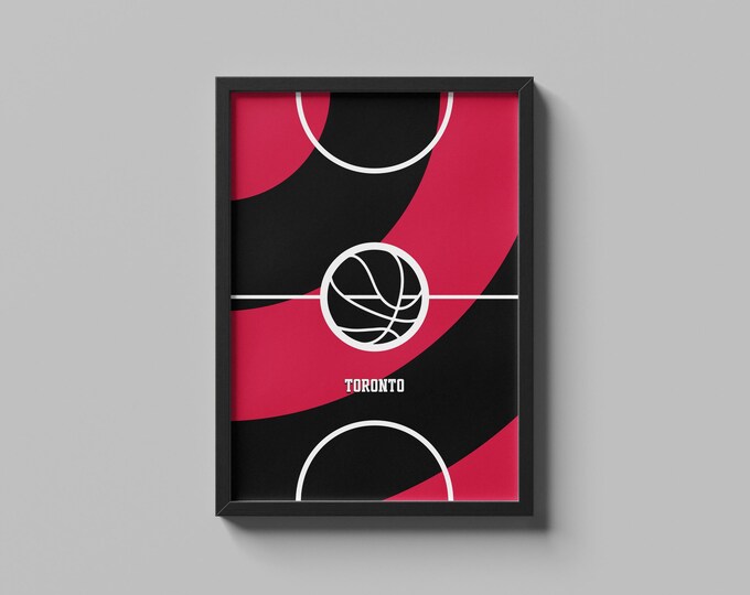 Toronto Raptors NBA Basketball Backboard Printable Print Wall Art ...