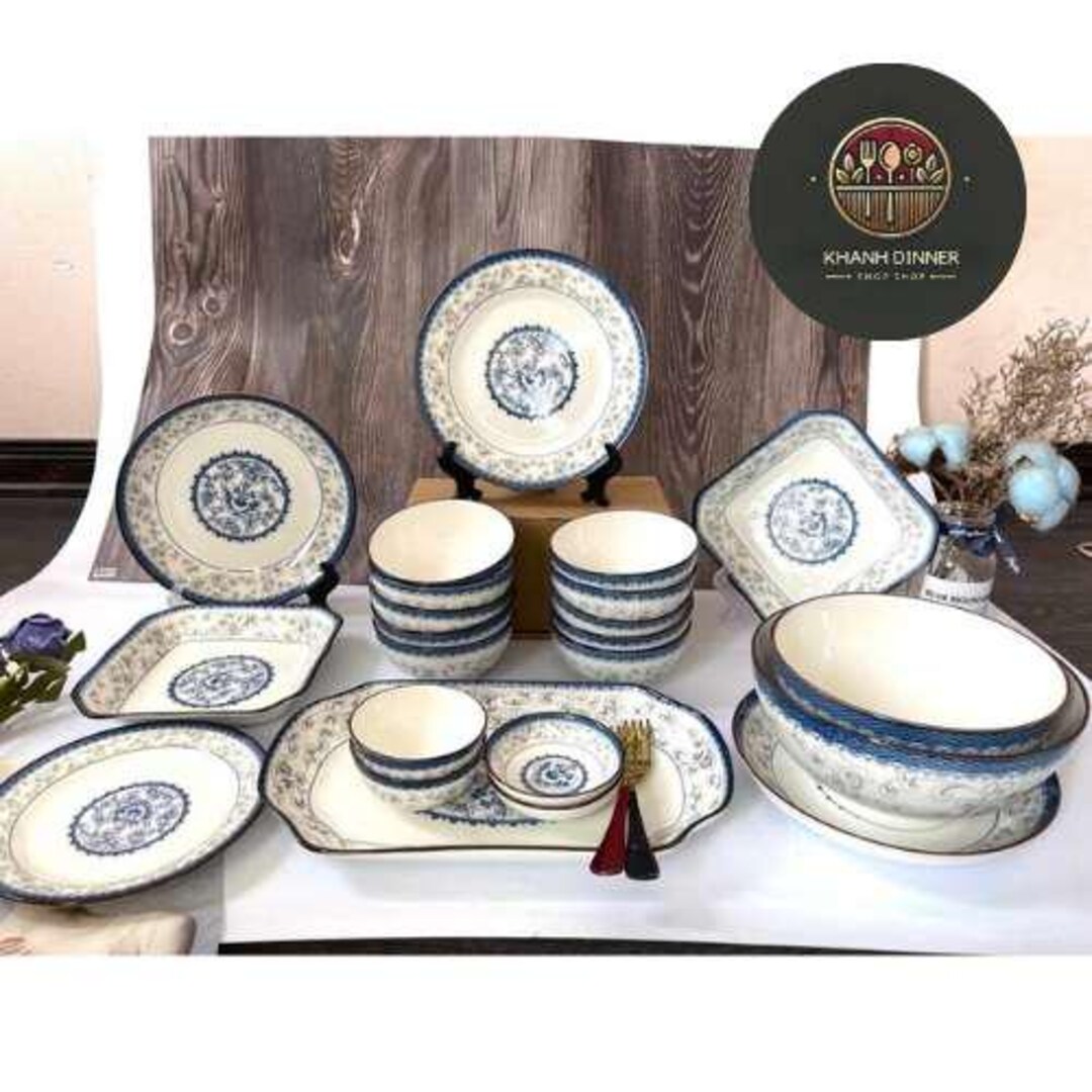 Rustic Ceramic Dinnerware Set With Intricate Patterns - Etsy