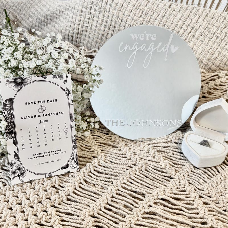 Save the Date Props - Etsy