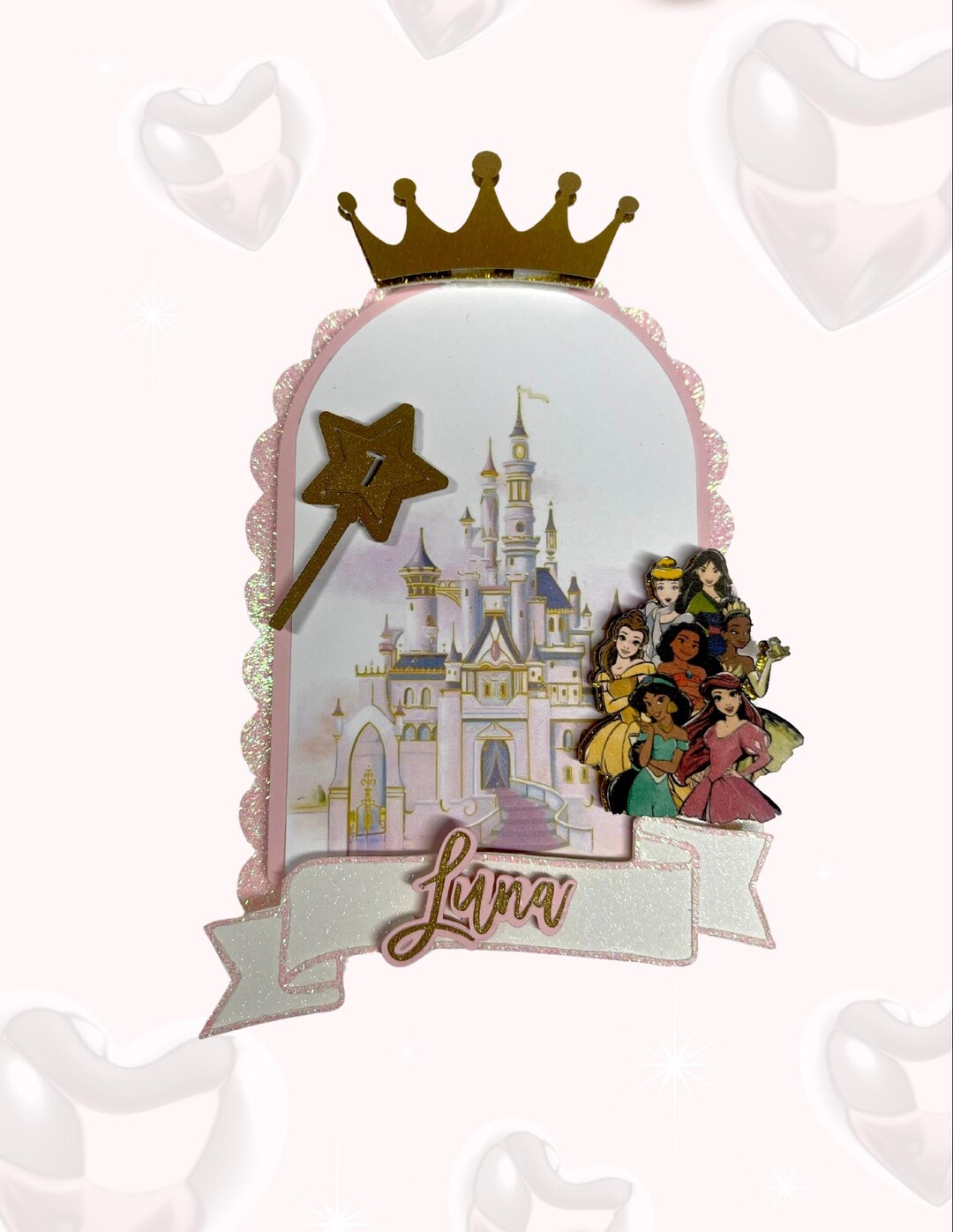 Princess Cake Topper | Princess Topper | Cake Topper | Moana Cake ...