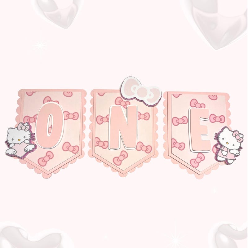 Hello Kittys Banner - Etsy