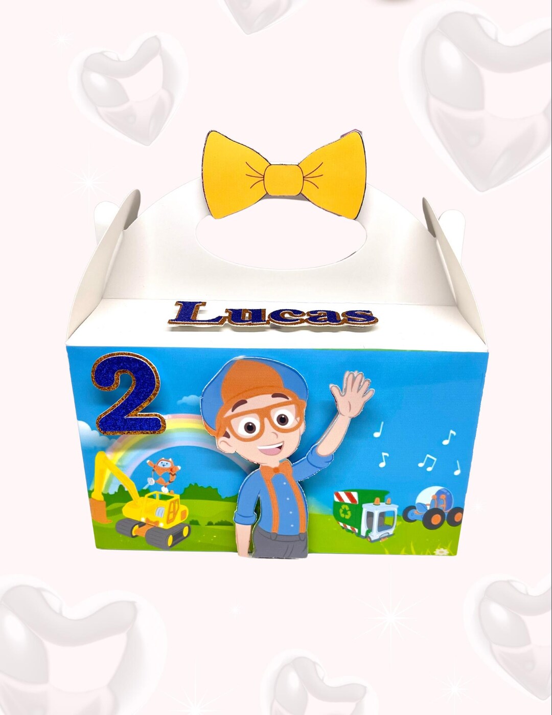 Blippi Treat Box | Blippi Party Supplies | Blippi Favor Box | Blippi ...