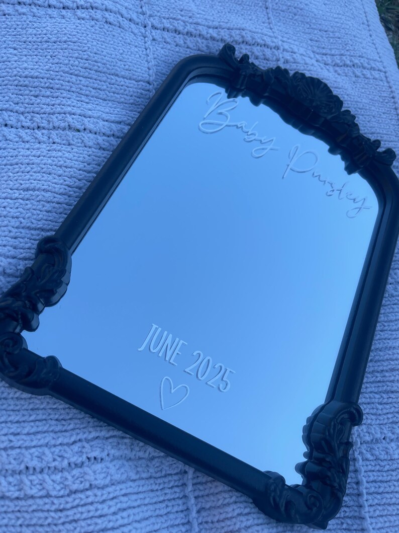 Baby Announcement Pregnancy Announcement Due Date Announcement Photo ...