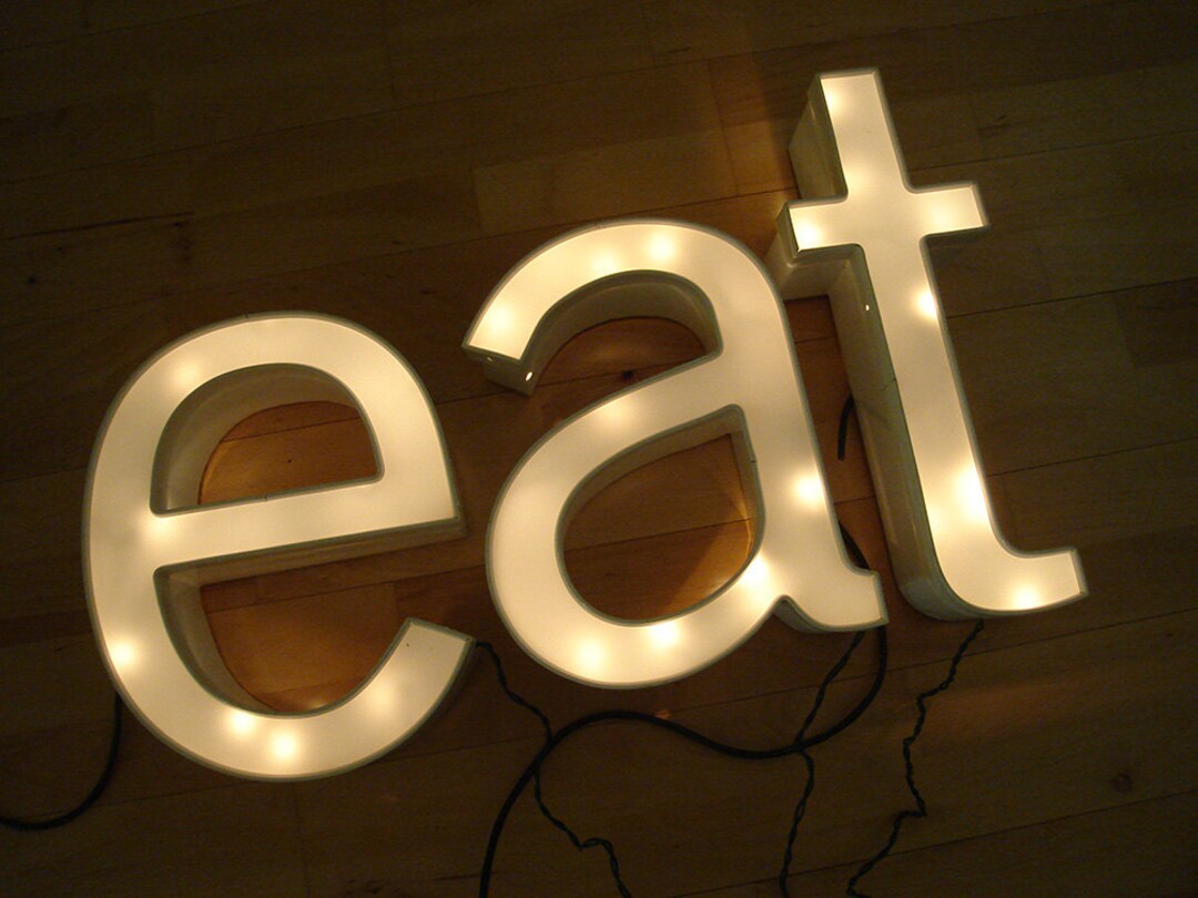 Letters - Large- Wall Art Decor - White Decorative Type Art - Etsy