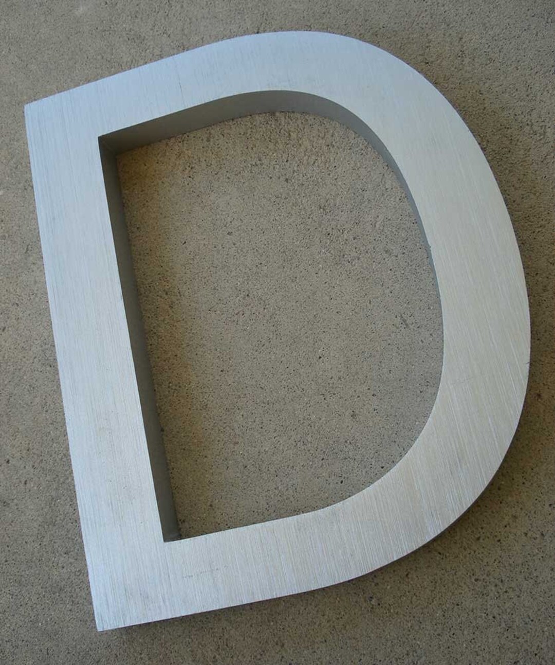Letter D (uppercase D) - Metal Type Decorative Art - Wall Decor - Etsy