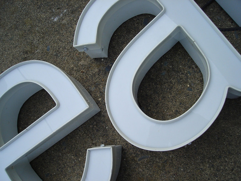 Letters - Large- Wall Art Decor - White Decorative Type Art - Etsy