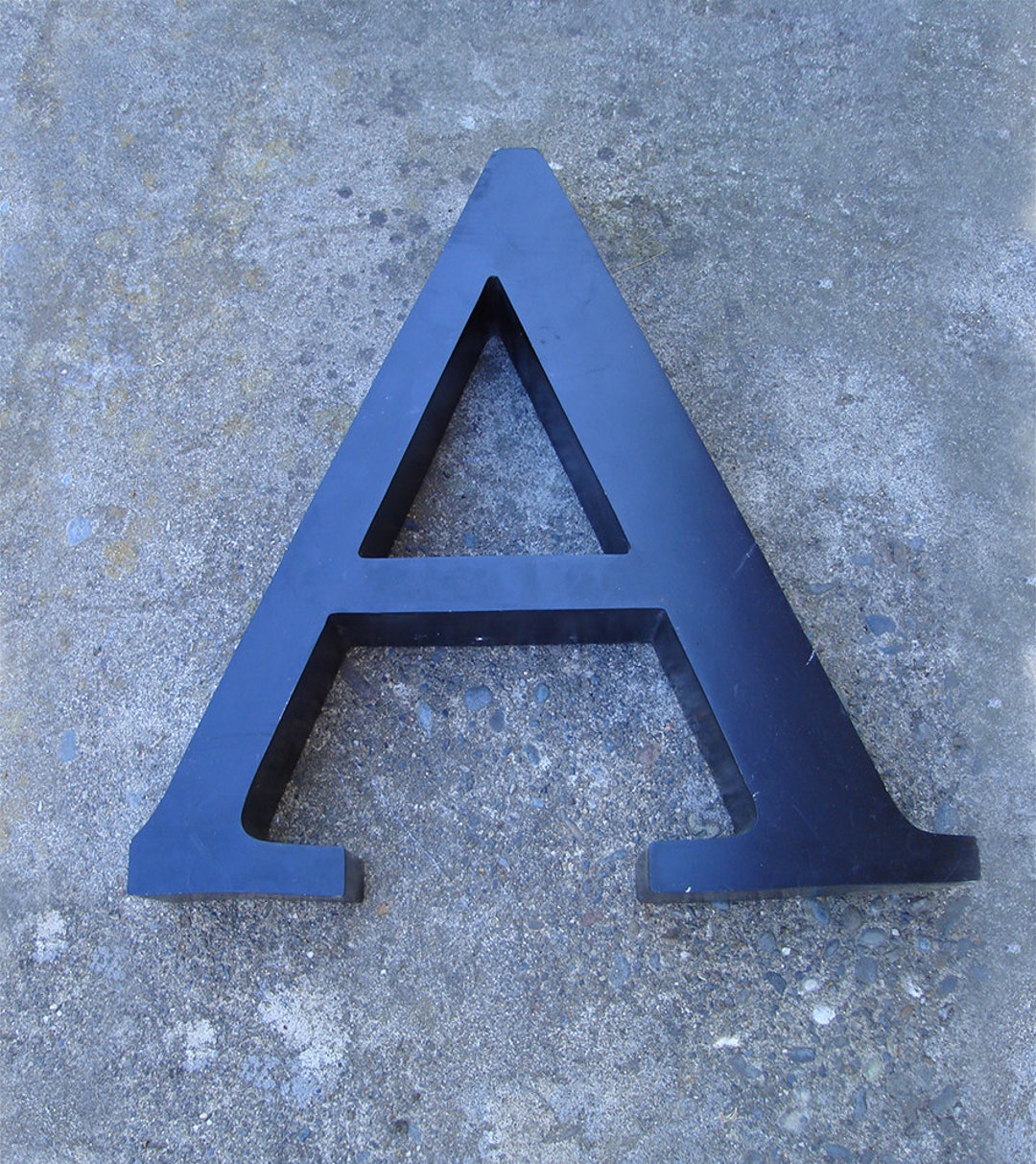 Letter A (large Uppercase Letter) - Wall Decor - White Decorative Type ...