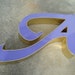 A Letter Large script Letter Capital Uppercase Wall Decor - Etsy