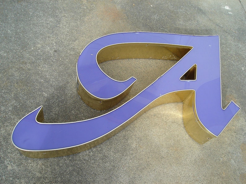 A Letter Large script Letter Capital Uppercase Wall Decor - Etsy