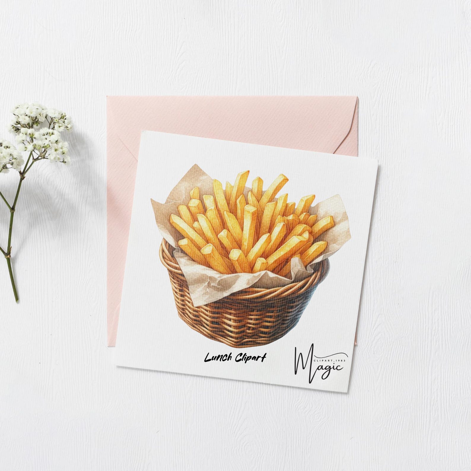 Lunch Foods Watercolor Clipart, Yummy Lunch Clipart, Cute Food Clipart ...