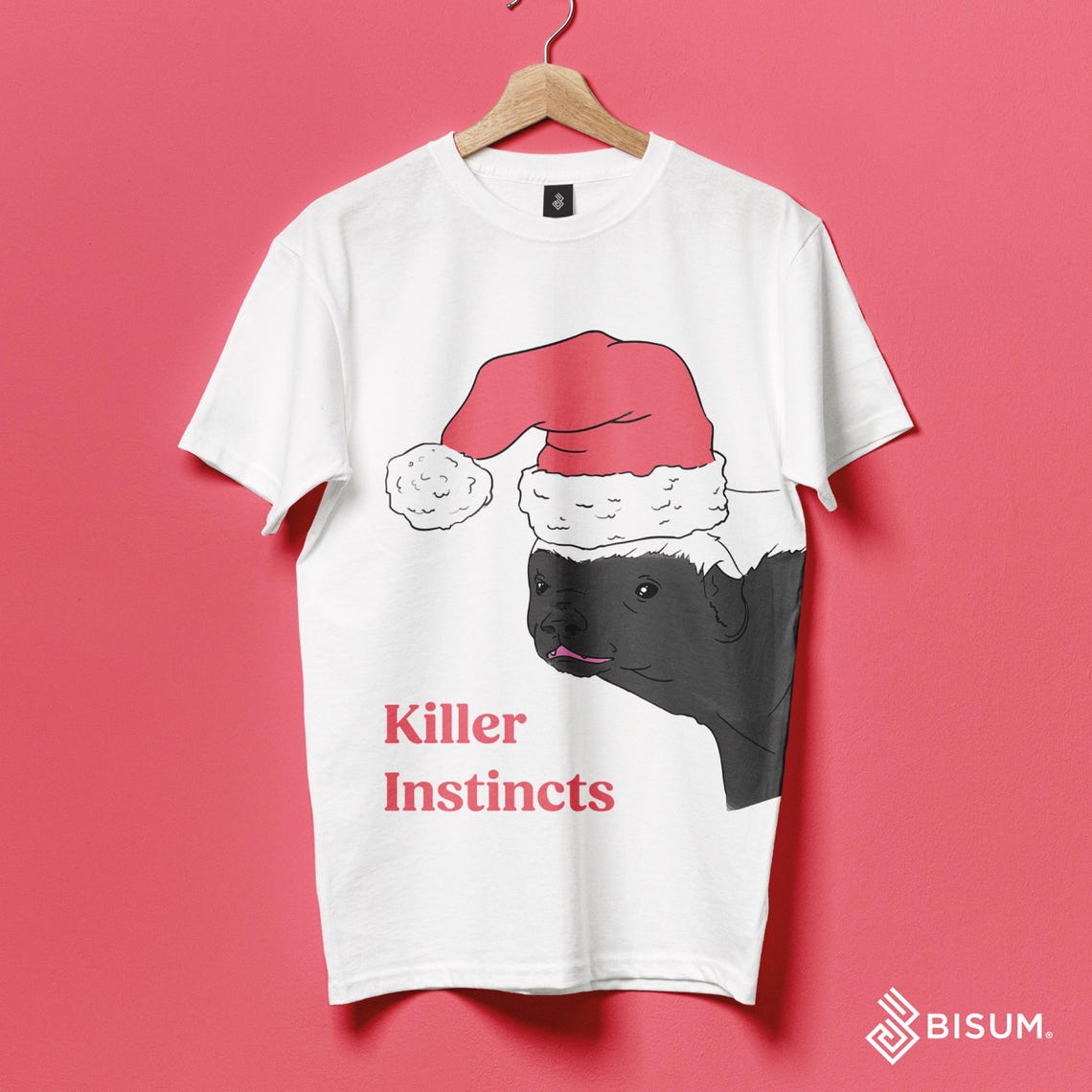 Hand-drawn Illustration of a Christmas Honey Badger | Killer Instincts ...