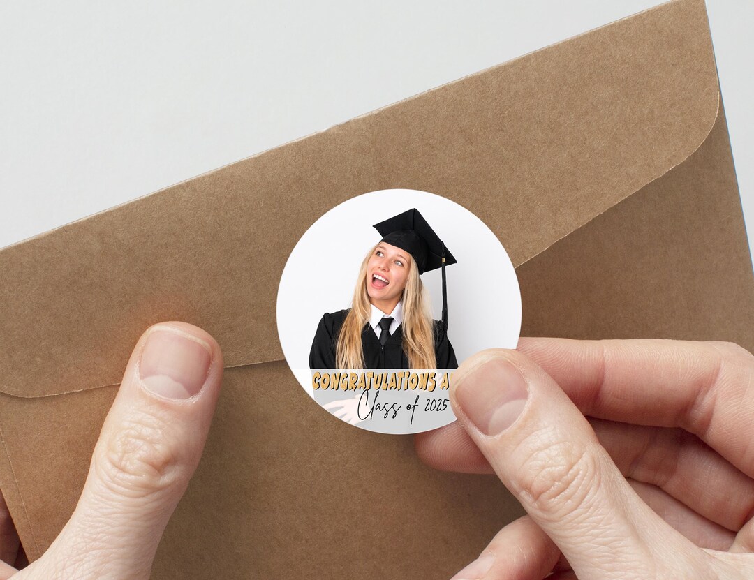 Custom Graduation Stickers With Photos/graduation Decorations 2025 ...