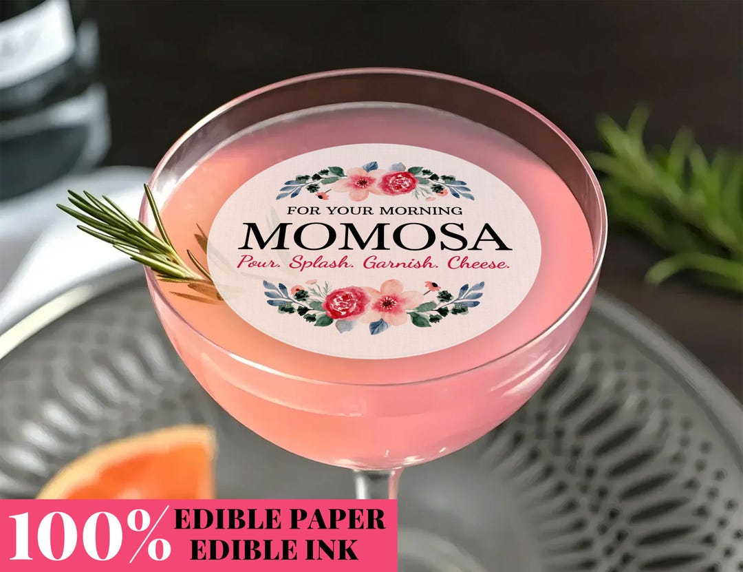 Mother's Day Drink Topper, for Your Morning Momosa, Mothers Day Decor ...