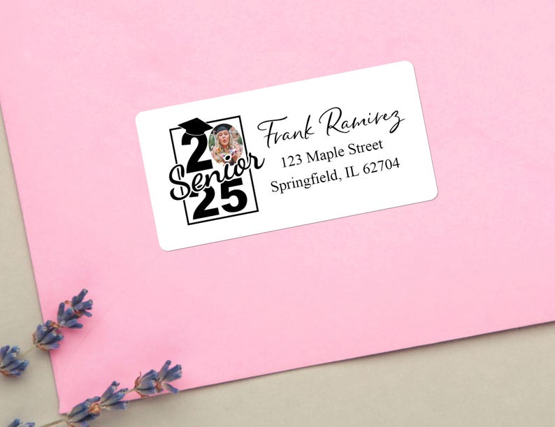 2025 Graduation Guest Address Labels/graduation Invitation Recipient ...