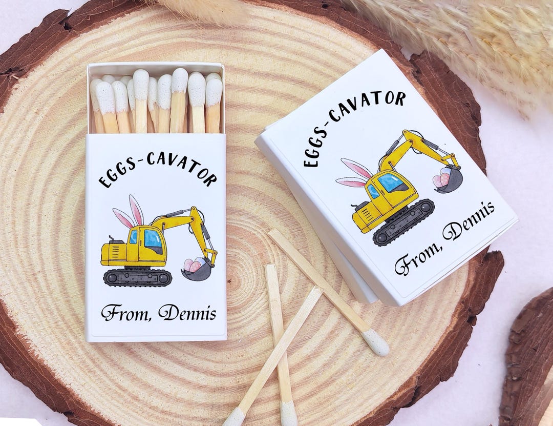 Customized Easter Matchboxes, Match Easter Favors, Easter Matchbooks ...