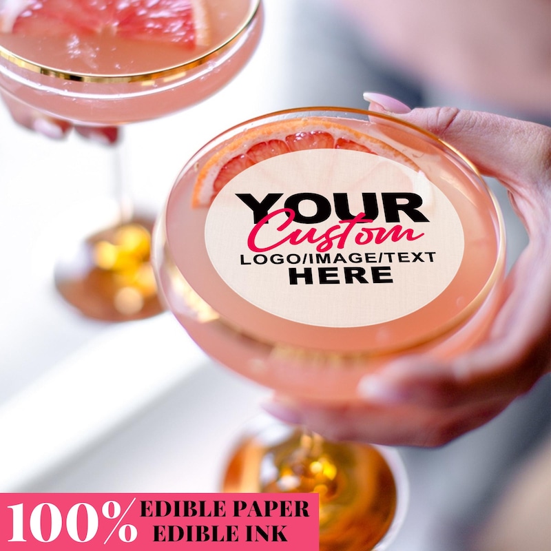 Drink Toppers Custom - Etsy