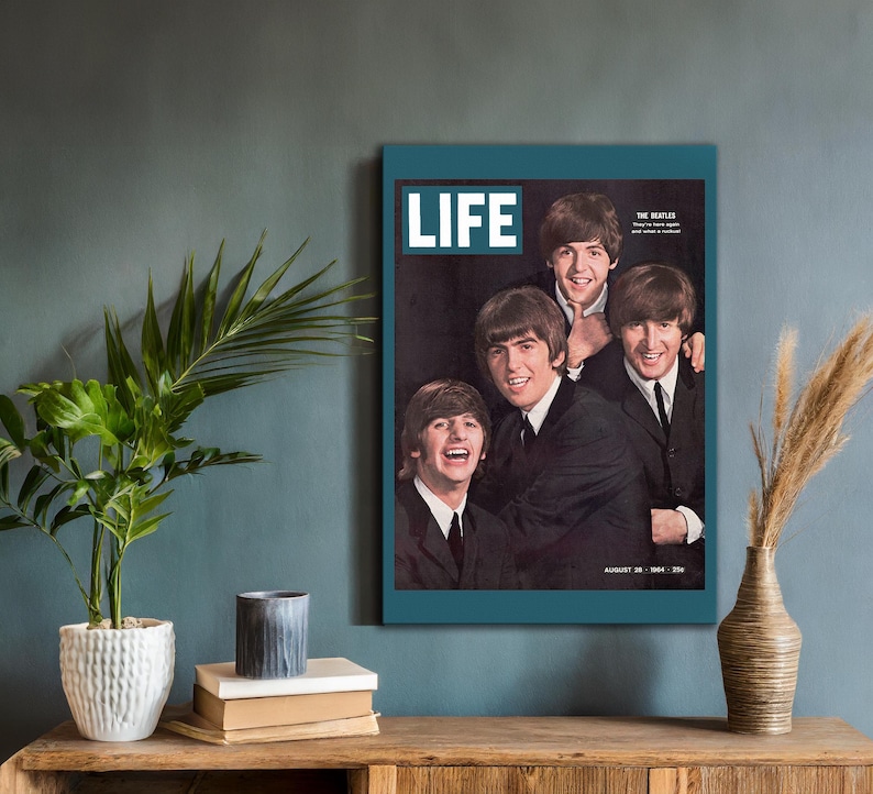 The Beatles Life Magazine Cover - August 28, 1964 Canvas Wall Art ...