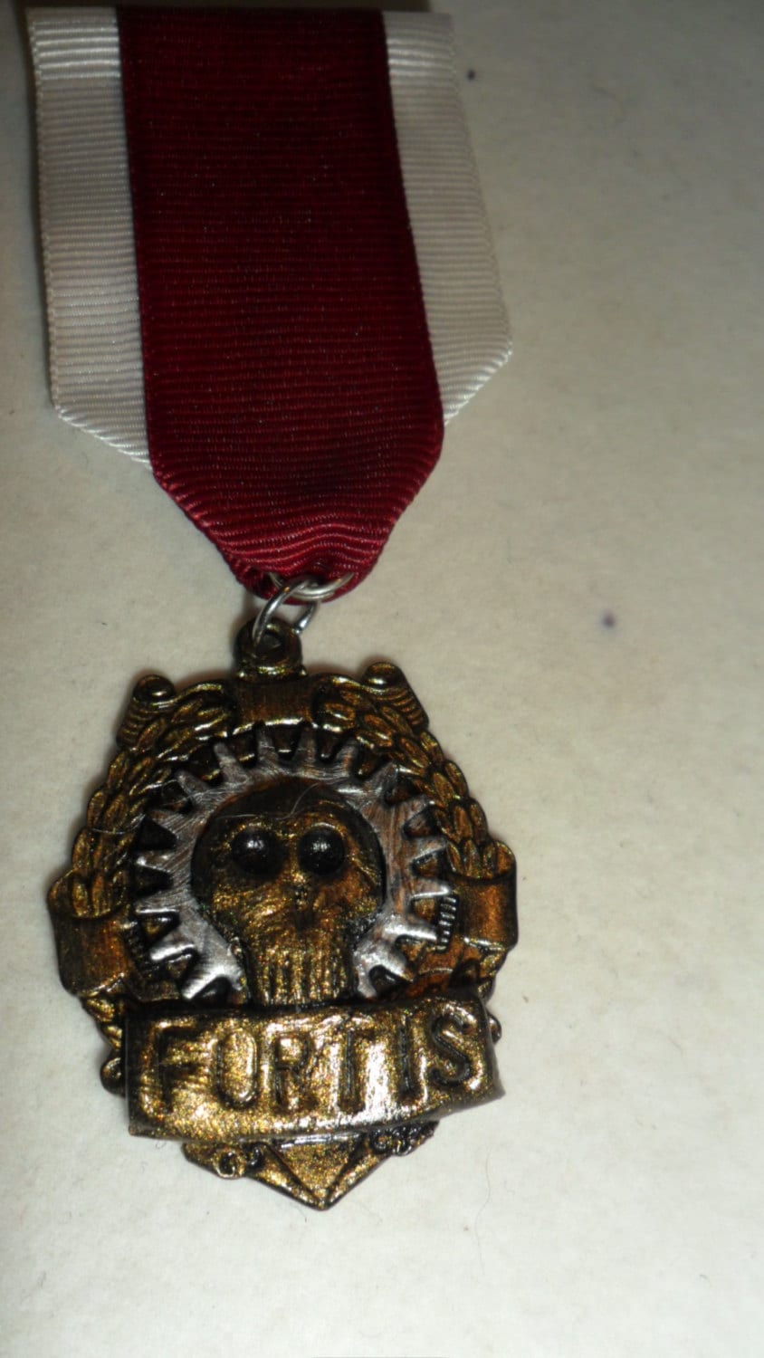 Steampunk 'fortis' Medal for Bravery. - Etsy