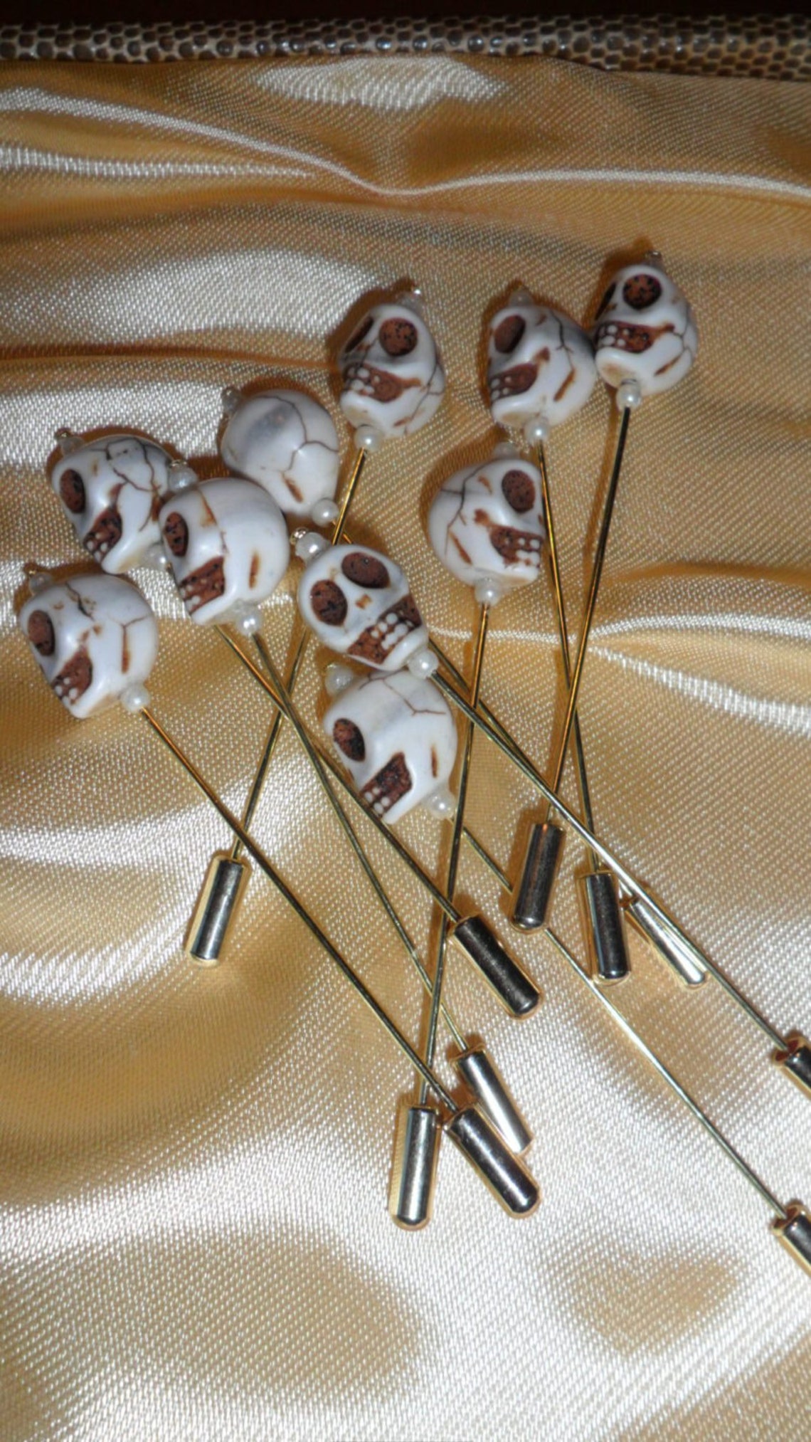 Steampunk Gentleman's Skull Cravat Pin - Etsy