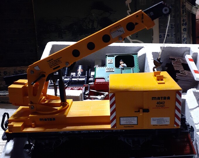 Vtg LGB 4042 Matra Construction Crane - Etsy