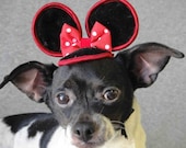 Mini mouse hat for dog of cat | Etsy