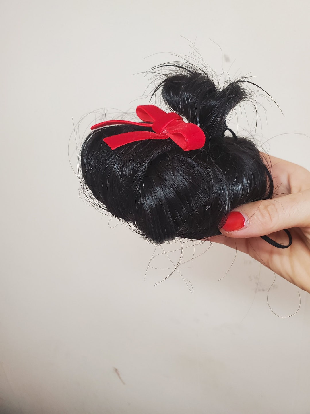 Geisha Wig Black Color / Dog Costume / Wig for Pets / Wig for Dogs ...