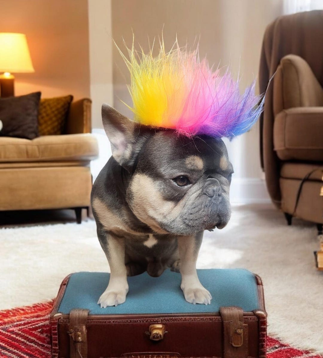 Dog Costume/ Mohawk for Dogs /mohawk for Your Pet / Halloween Dog ...