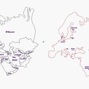 3D Layered World Map SVG – Perfect Christmas Gift - Digital Files for ...