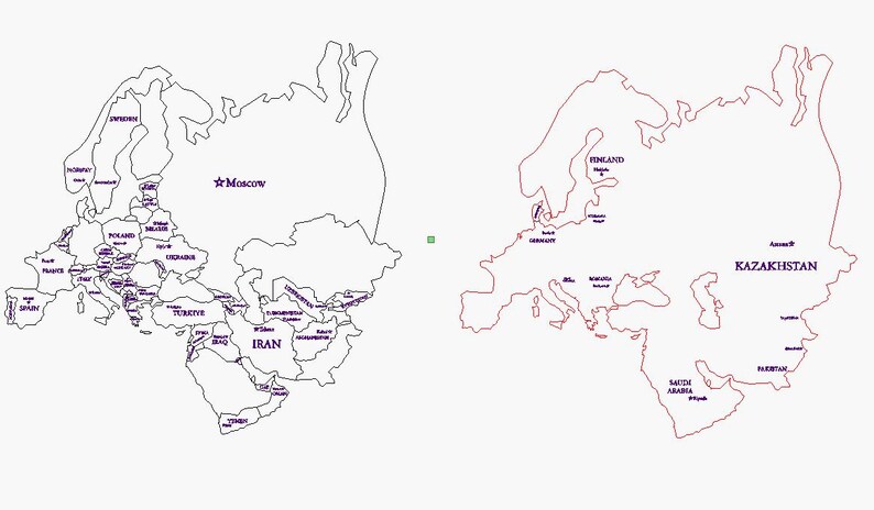 3D Layered World Map SVG – Perfect Christmas Gift - Digital Files for ...